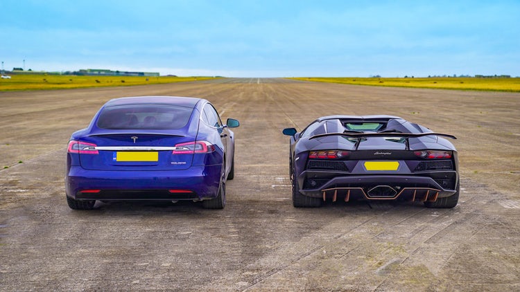 ឡាន Tesla Model S ប៉ះ Lambo Aventador S លទ្ធផលយ៉ាងណា? - Cambo Auto