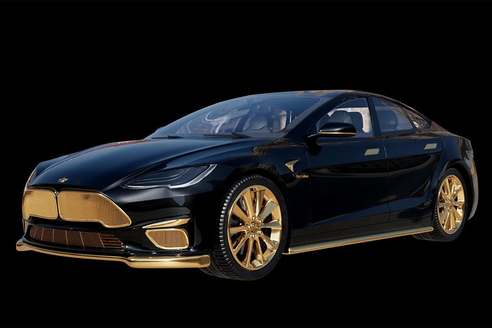 មកមើលពីតម្លៃឡាន Tesla Model S Plaid+ ស្រោបមាស - Cambo Auto