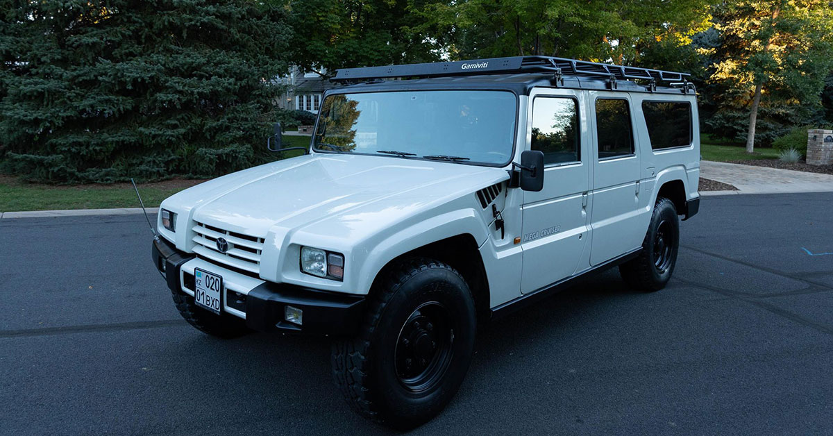 រថយន្ត Toyota Mega Cruiser ស្រដៀងនឹង Hummer ប្រើបានជាង ៩០ ០០០គីឡូម៉ែត្រ ...