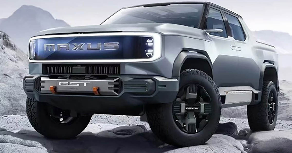 គំរូភីកអាប់អគ្គិសនីសុទ្ធ SAIC MAXUS GST Concept កម្លាំង ១០០០ សេះ ...